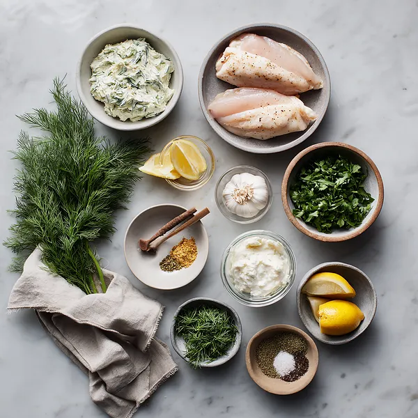 Grilled Chicken Dill Sauce